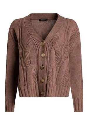 ARAGONA ARAGONA Cashmere Cable-Knit Cardigan Beige