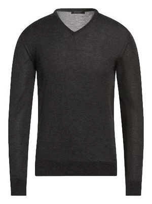 ARAGONA Light Cashmere And Silk V-neck Sweater - Grey