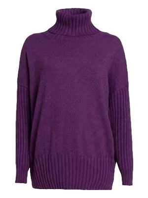 CARLA G. CARLA G. Turtleneck Heavy Knit Pullover