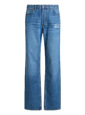 Just Cavalli Straight-leg Faded Denim Jeans - Blue