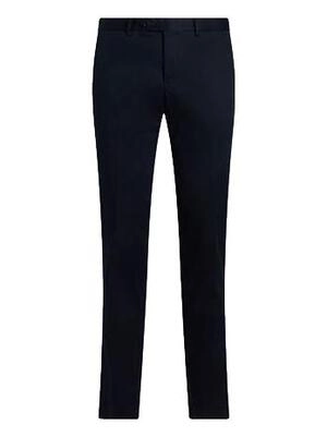 TOMBOLINI Cotton-elastane Tailored Trousers - Navy