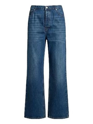 Officine Générale Baggy Cotton Jeans - Blue
