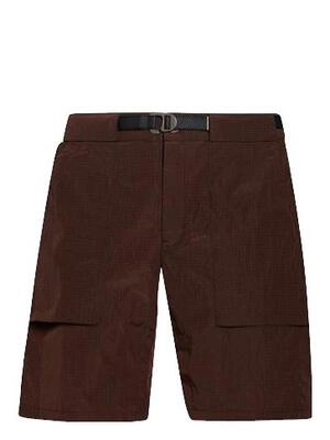 SPIEWAK Chocolate Nylon Ripstop Bermuda Shorts - Brown