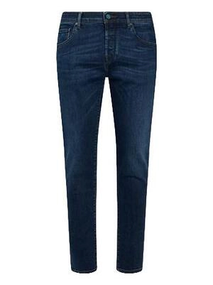 JACOB COHЁN Tapered Jeans In Stretch Denim - Blue