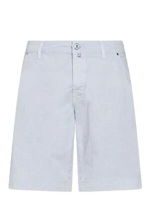 JACOB COHЁN Cotton Stretch Shorts - Sky Blue
