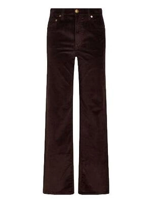 Rag & Bone Dark Corduroy Tapered Pants - Brown