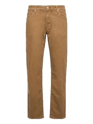 JACOB COHЁN Jacob Cohën Gabardine Stretch Cotton Trousers - Beige