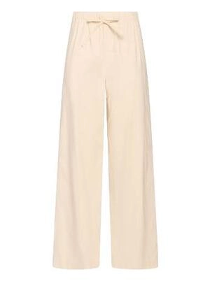 Rag & Bone Linen Viscose Elastane Pants - Beige