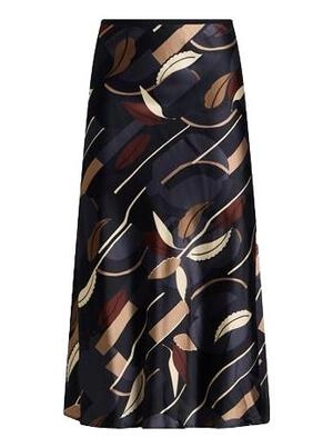 SIYU Midi Skirt In Viscose And Elastane - Black
