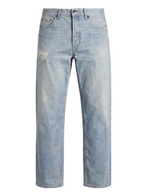 Rag & Bone Cotton Elastane Pants - Blue