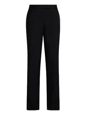 Officine Générale Virgin Wool Straight-leg Trousers - Black