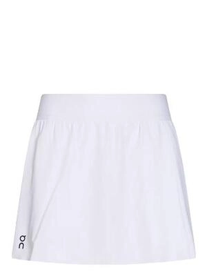 On Polyester Mini Skirt - White