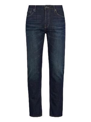 Armani Exchange Cotton Elastane Tapered Jeans - Blue