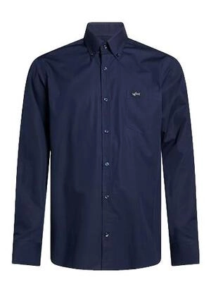 Paul & Shark Shirt Midnight Size Cotton - Blue