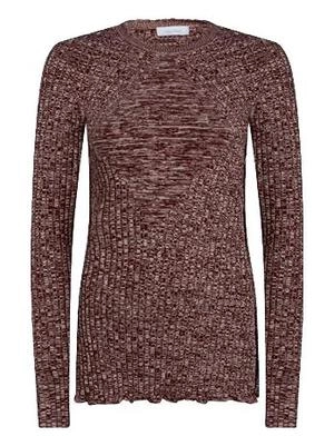 Rabanne Two-tone Crewneck Sweater - Red