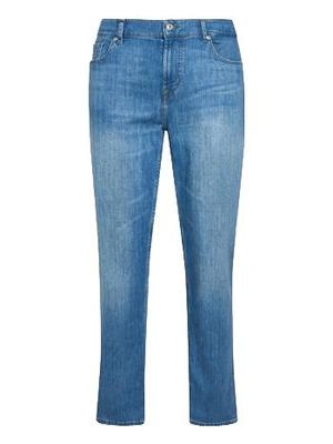 7 For All Mankind Wash Cotton-blend Skinny Jeans - Blue