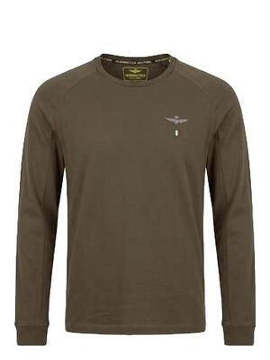 AERONAUTICA MILITARE T-shirt Size Cotton, Elastane - Green