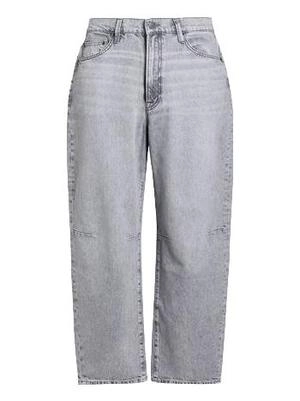 MOTHER High Waisted Baggy Jeans - Grey