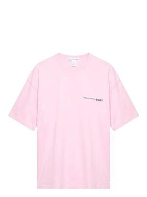 Comme Des Garçons T-shirt Size Cotton - Pink