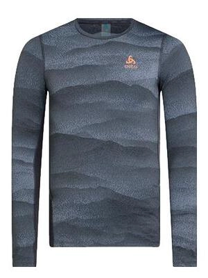 ODLO Long Sleeve Crewneck T-shirt - Blue