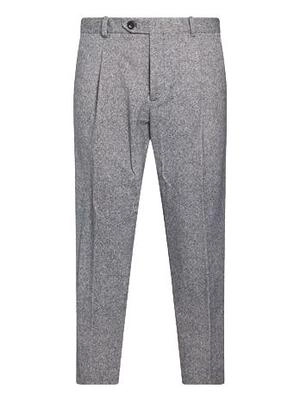 CIRCOLO 1901 Cotton Elastane Herringbone Tapered Leg Pants - Navy