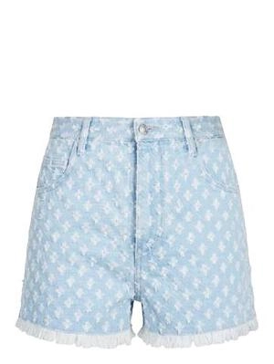 Isabel Marant Étoile High Waisted Denim Shorts - Blue