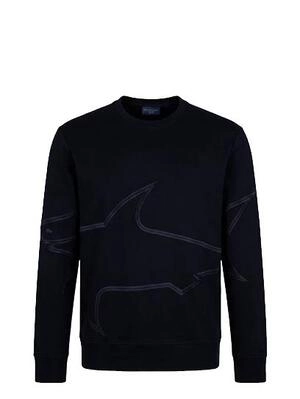 Paul & Shark Sweatshirt Lyocell, Cotton, Elastane - Blue