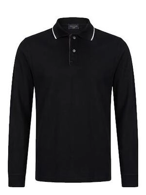 Paul & Shark Polo Shirt Size Cotton, Lyocell - Black
