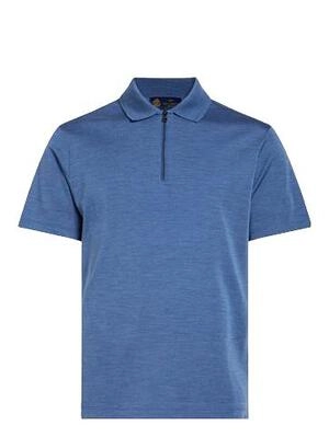 Paul & Shark Polo Shirt Slate Size Wool, Silk - Blue