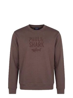 Paul & Shark Cotton, Nylon, And Elastane Sweatshirt - Brown