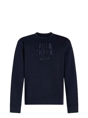 Paul & Shark Cotton, Nylon, And Elastane Sweatshirt - Navy