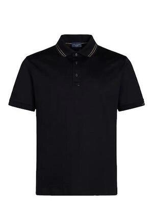 Paul & Shark Polo Shirt Size Cotton, Lyocell - Black