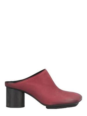 UMA WANG UMA WANG Calfskin Mules Red
