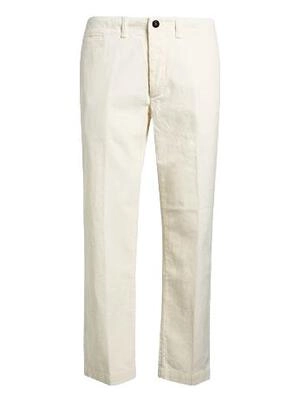 FAY ARCHIVE Cotton Corduroy Tailored Pants - Ivory