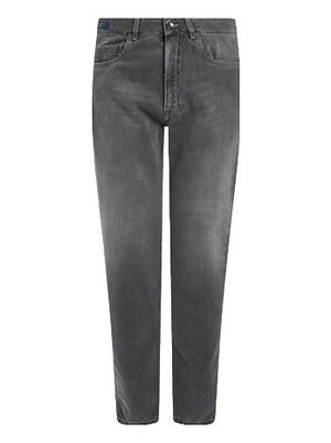 Paul & Shark Cotton, Lyocell, And Modal Tapered Jeans - Black