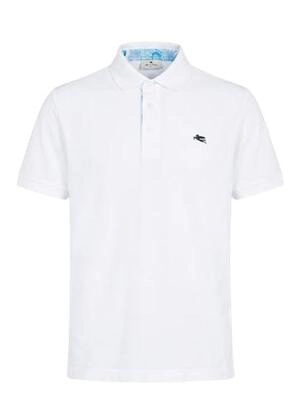 Etro Polo Shirt Midnight Size Cotton - White
