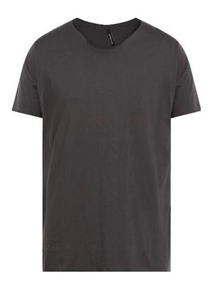 GIORGIO BRATO Man T-shirt Black Size L Cotton Grey
