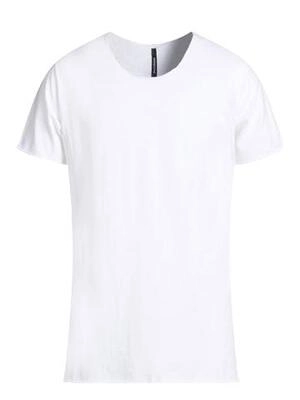 GIORGIO BRATO Man T-shirt Black Size L Cotton White