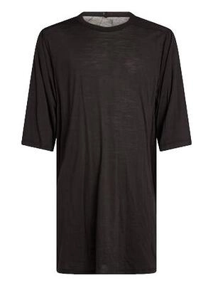 Rick Owens T-shirt Size Virgin Wool, Silk - Black