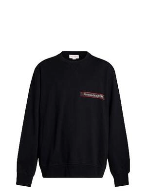 Alexander McQueen Cotton Sweatshirt - Black