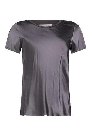 MANILA GRACE Viscose & Elastane T-shirt - Grey