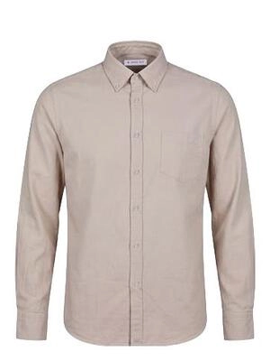 MANUEL RITZ Shirt Size Cotton, Elastane - Sand