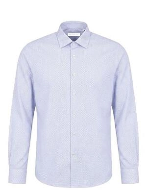 MANUEL RITZ Shirt Size Cotton - Blue