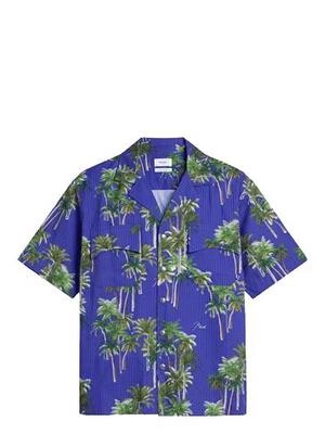 Rhude Shirt Size Cotton, Elastane - Blue