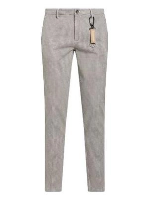 MANUEL RITZ Pants Size Cotton, Elastane - Grey