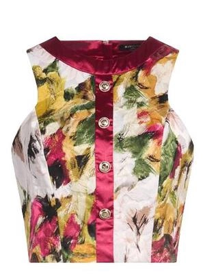 MARCIANO Floral Print Sleeveless Top - Red