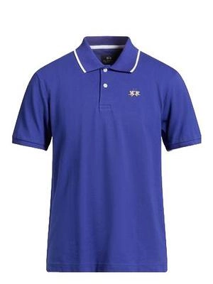 LA MARTINA Polo Shirt Size Cotton - Blue