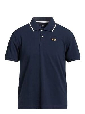 LA MARTINA Polo Shirt Size Cotton - Navy