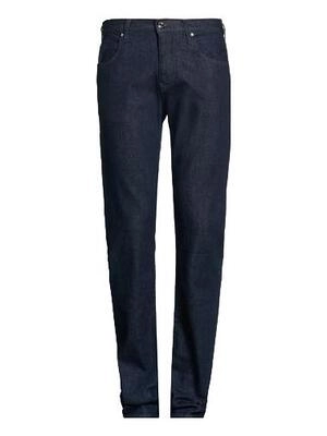 Emporio Armani Straight-leg Cotton Stretch Jeans - Blue