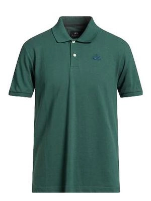 LA MARTINA Polo Shirt Military Size Cotton - Green
